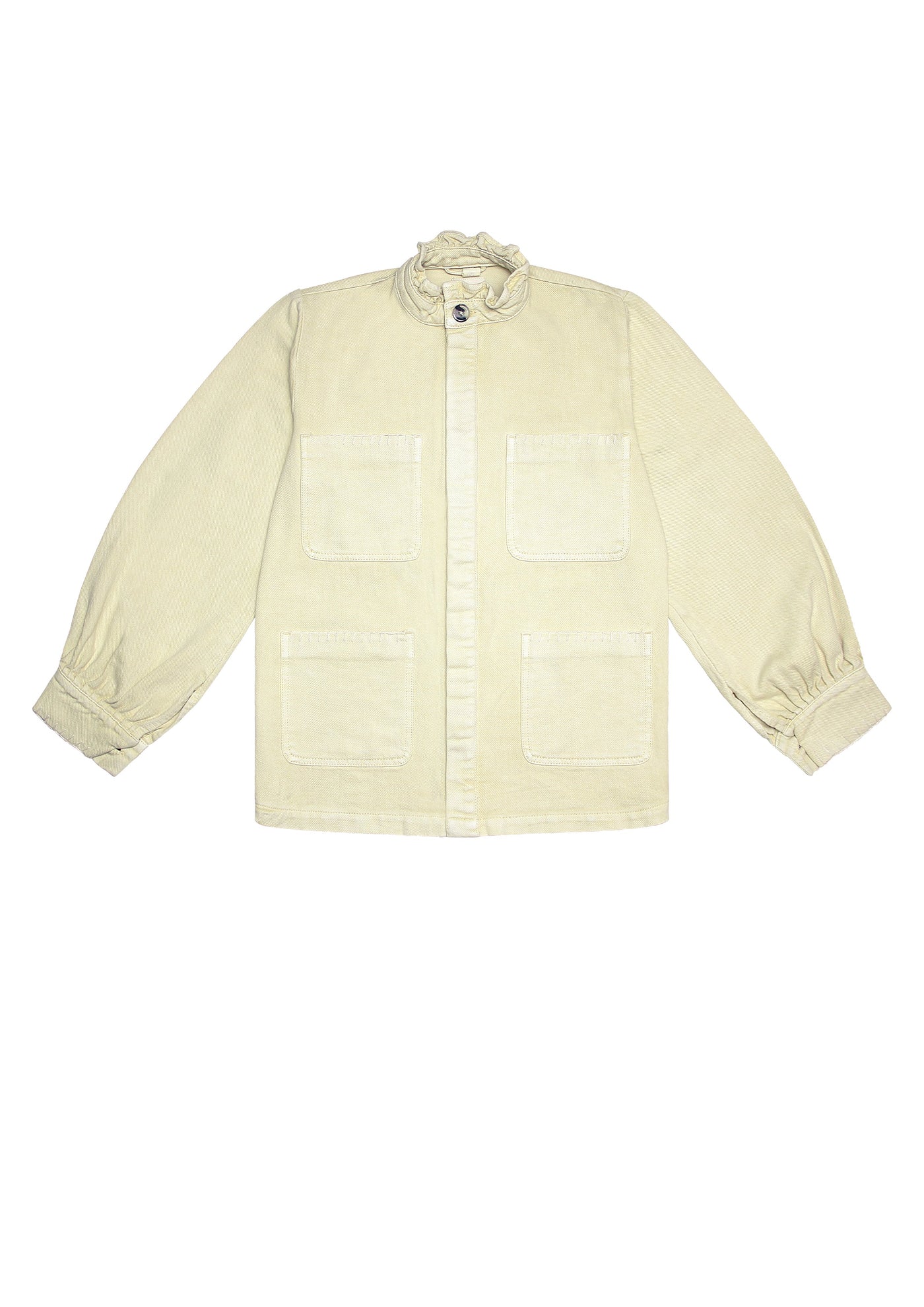 Pablo Denim Jacket in Mellow Yellow